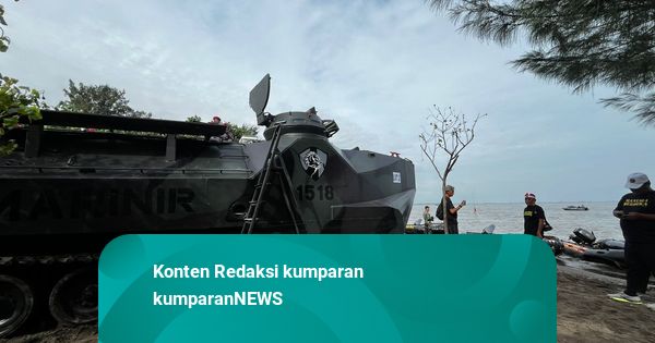 TNI AL-KKP Bersiap Bongkar Pagar Laut di Tangerang, Tank Amfibi Marinir Siaga | kumparan.com